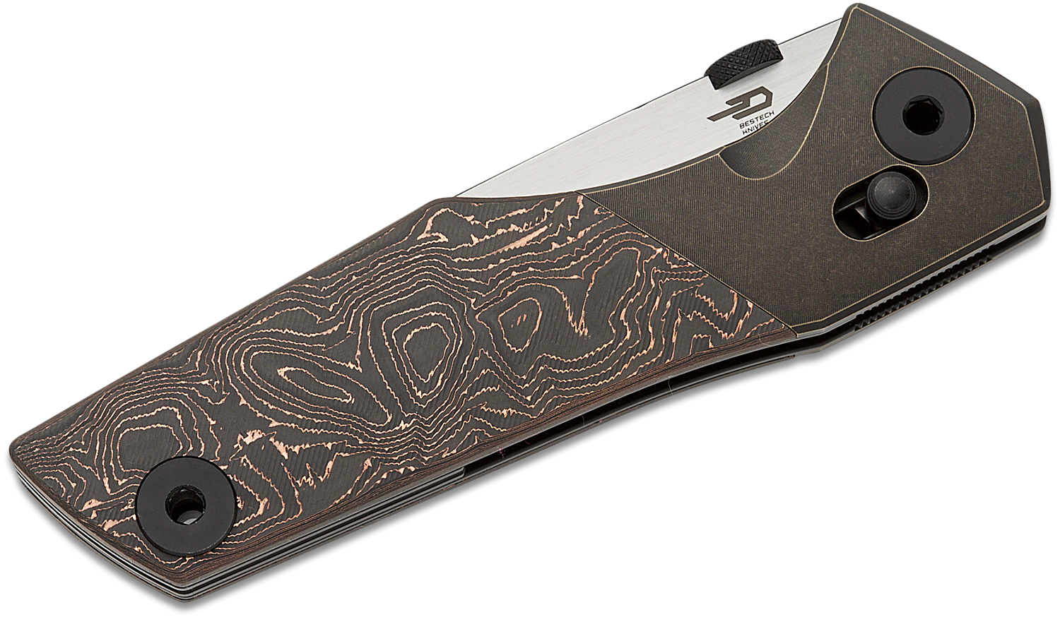 Bestech Knives Cetus Crossbar Lock Folding Knife 3.94" M390 Two-Tone ...