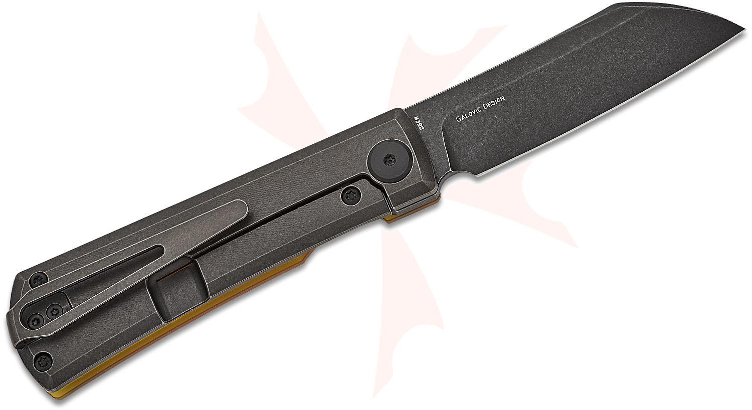 Bestech Knives Bruv Frame Lock Front Flipper Knife 2.95" M390 Black ...