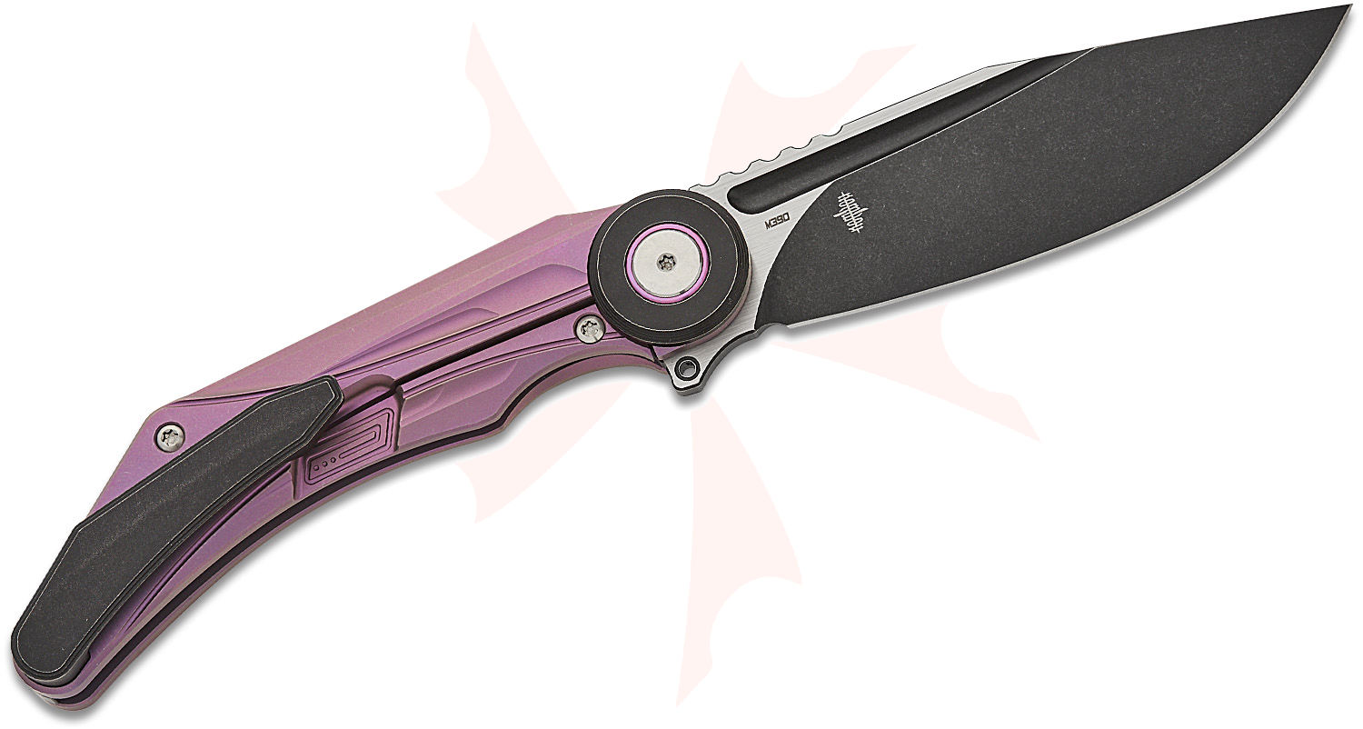 Bestech Knives Kombou Seraph Frame Lock Flipper Knife 3.66" M390 Two ...