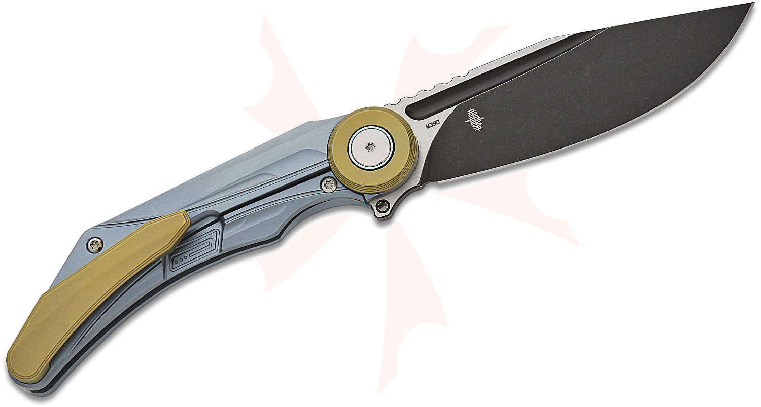 Bestech Knives Kombou Seraph Frame Lock Flipper Knife 3.66" M390 Two ...