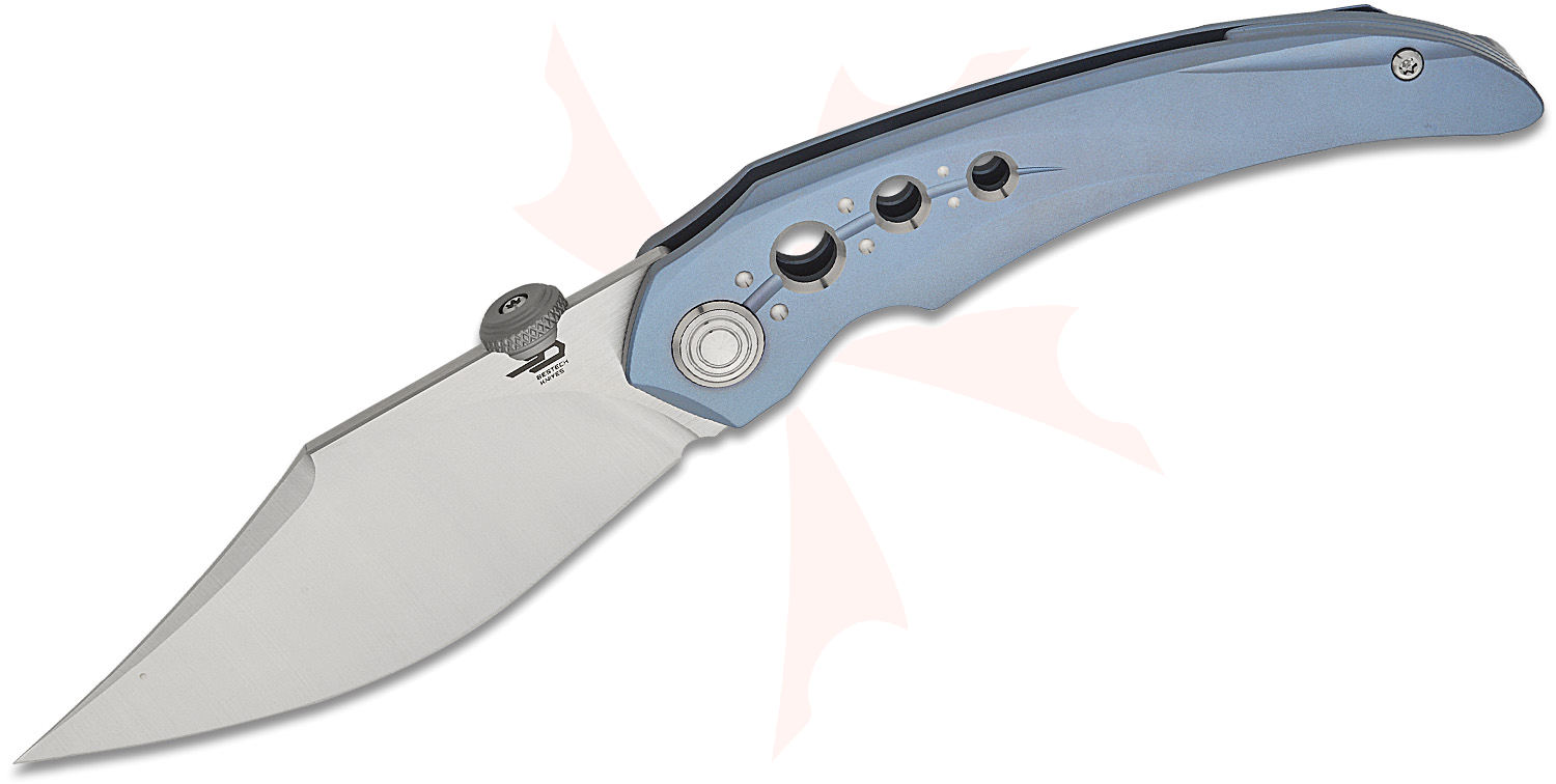 Bestech Knives Kombou Razon Frame Lock Folding Knife 3.87" MagnaCut Two ...