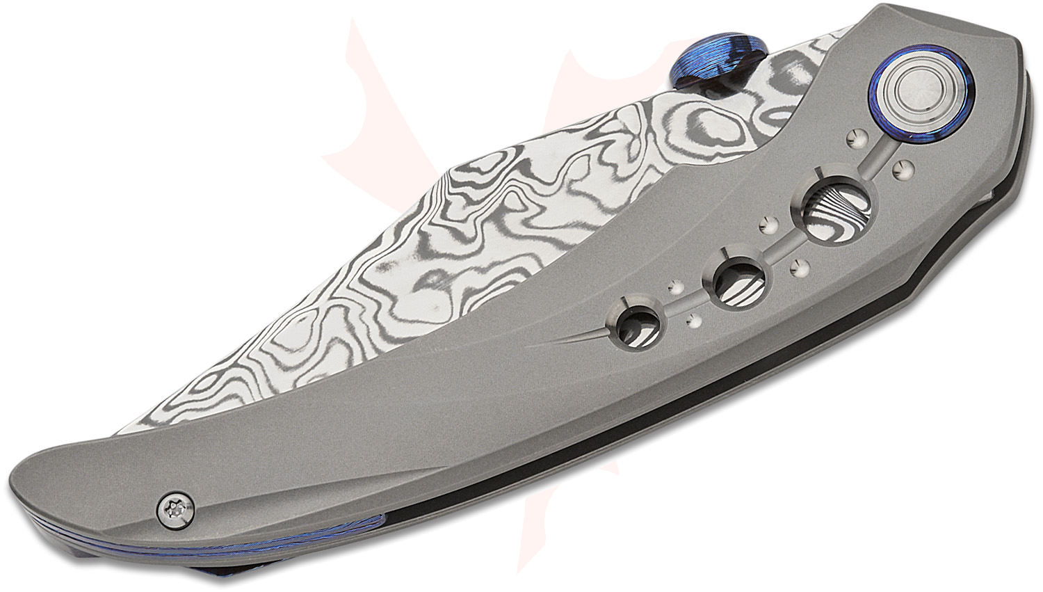 Bestech Knives Kombou Razon Frame Lock Folding Knife 3.87" Damasteel ...