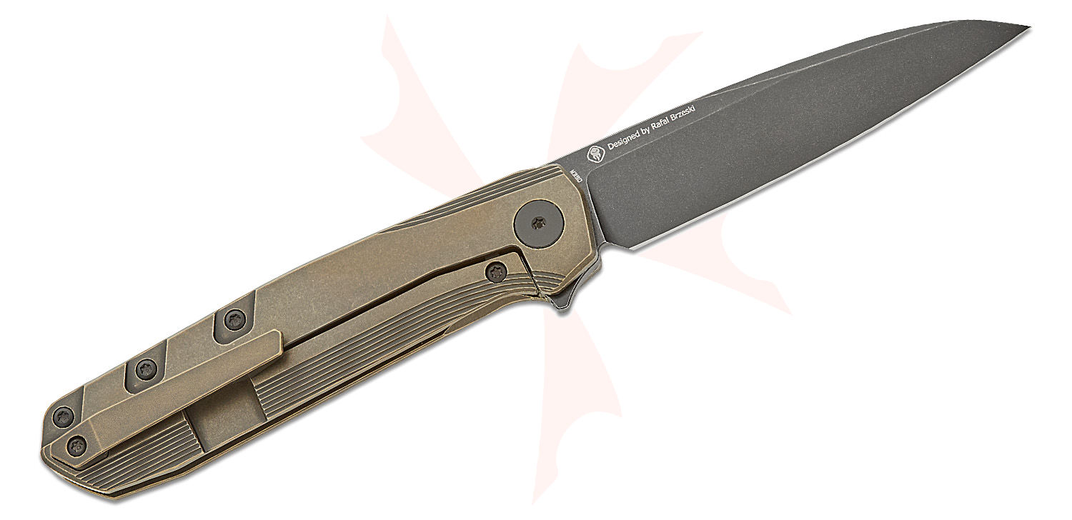 Bestech Knives 9 Frame Lock Flipper Knife 3.78" M390 Black Stonewash ...