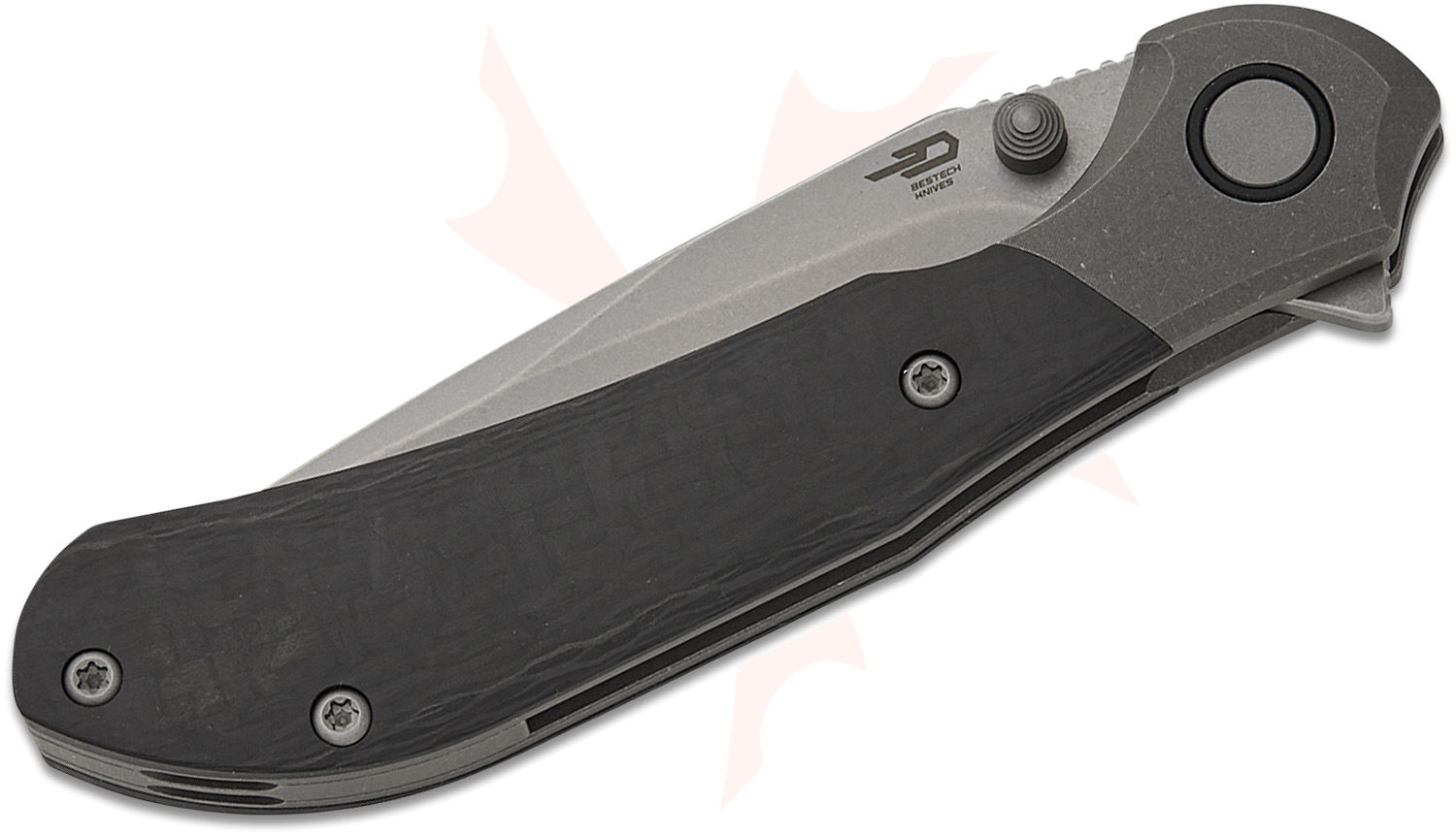 Bestech Knives Constellation Flipper Knife 3.05" MagnaCut Stonewashed ...