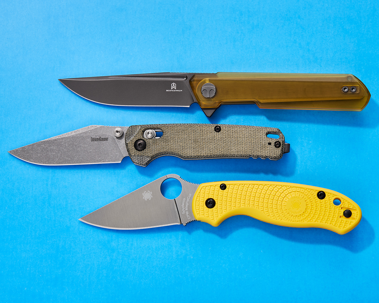 Bestechman Ostap Hel Dundee Flipper Knife 3.35" MagnaCut Gray Clip ...
