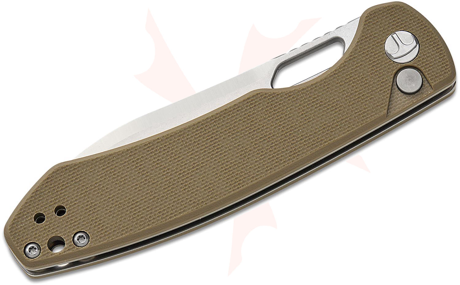 Bestechman Firebird Button Lock Folding Knife 3.54" D2 Two-Tone Drop ...