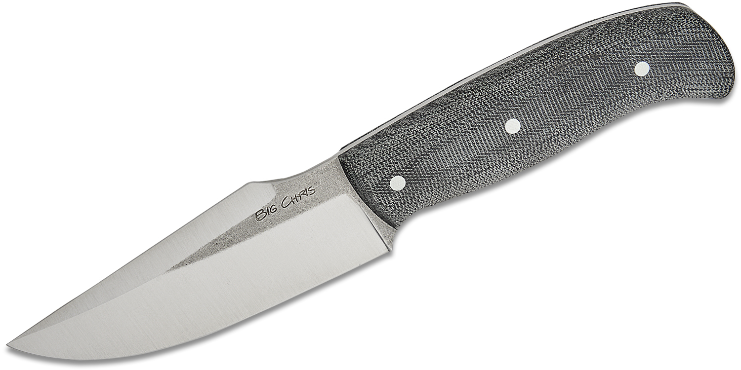 Big Chris Custom Knives Tradesman Fixed Blade 4.63" CPM-MagnaCut Two ...