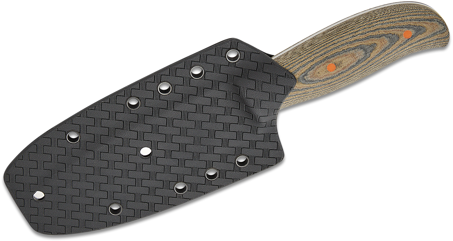 Big Chris Custom Knives Woodsman Fixed Blade 5.13" CPM-MagnaCut Two ...