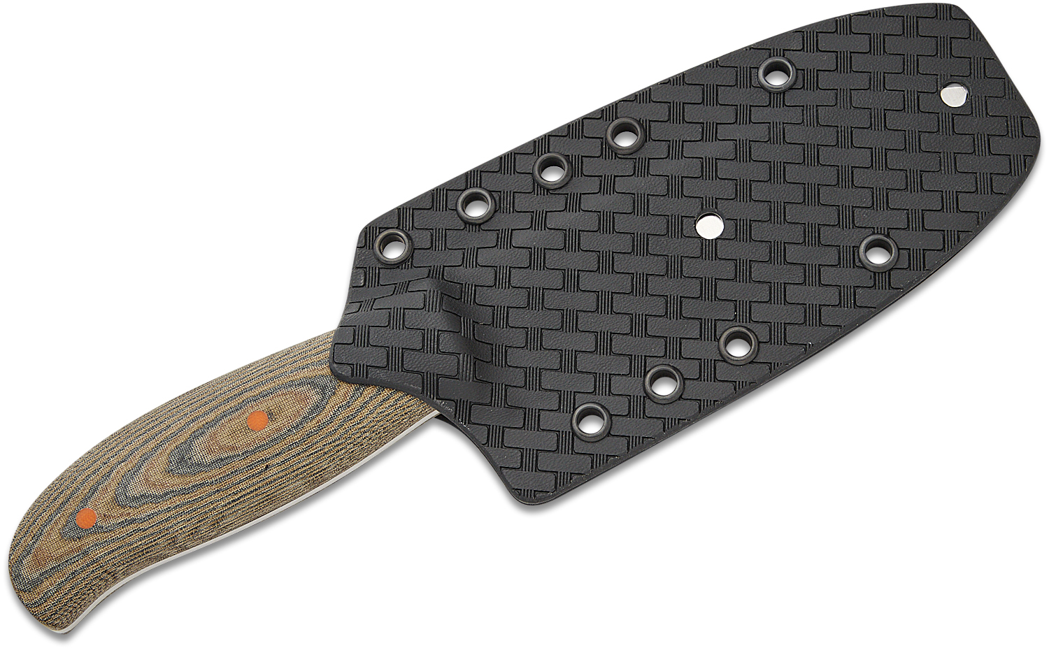 Big Chris Custom Knives Woodsman Fixed Blade 5.13" CPM-MagnaCut Two ...