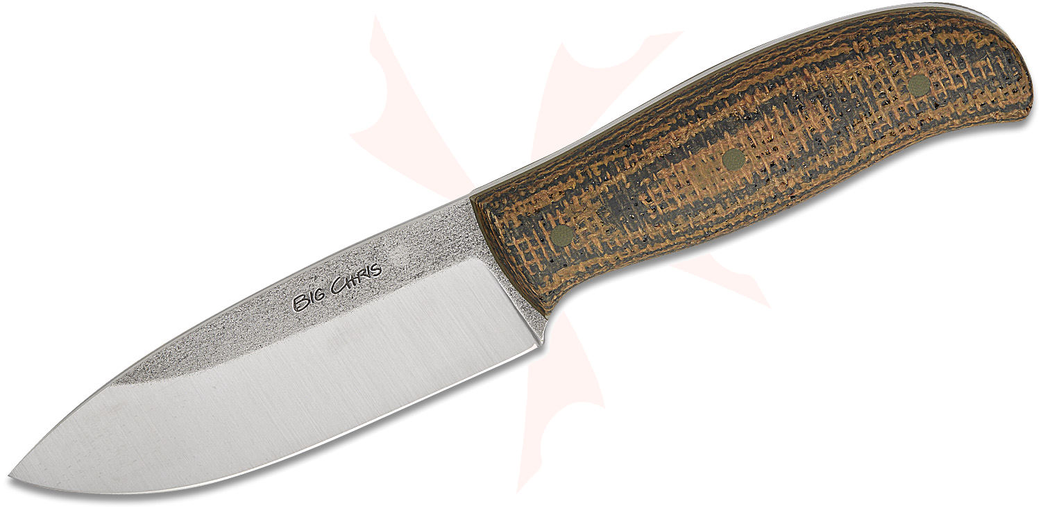 Big Chris Custom Knives K2 Fixed Blade Knife 4.5" CPM-MagnaCut Drop ...