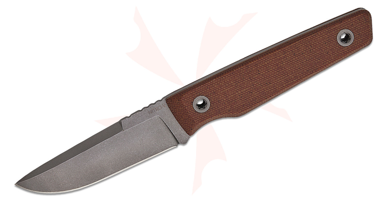 BIGiDESIGN USA Signal Pocket Fixed Blade Knife 3.375" Nitro-V ...