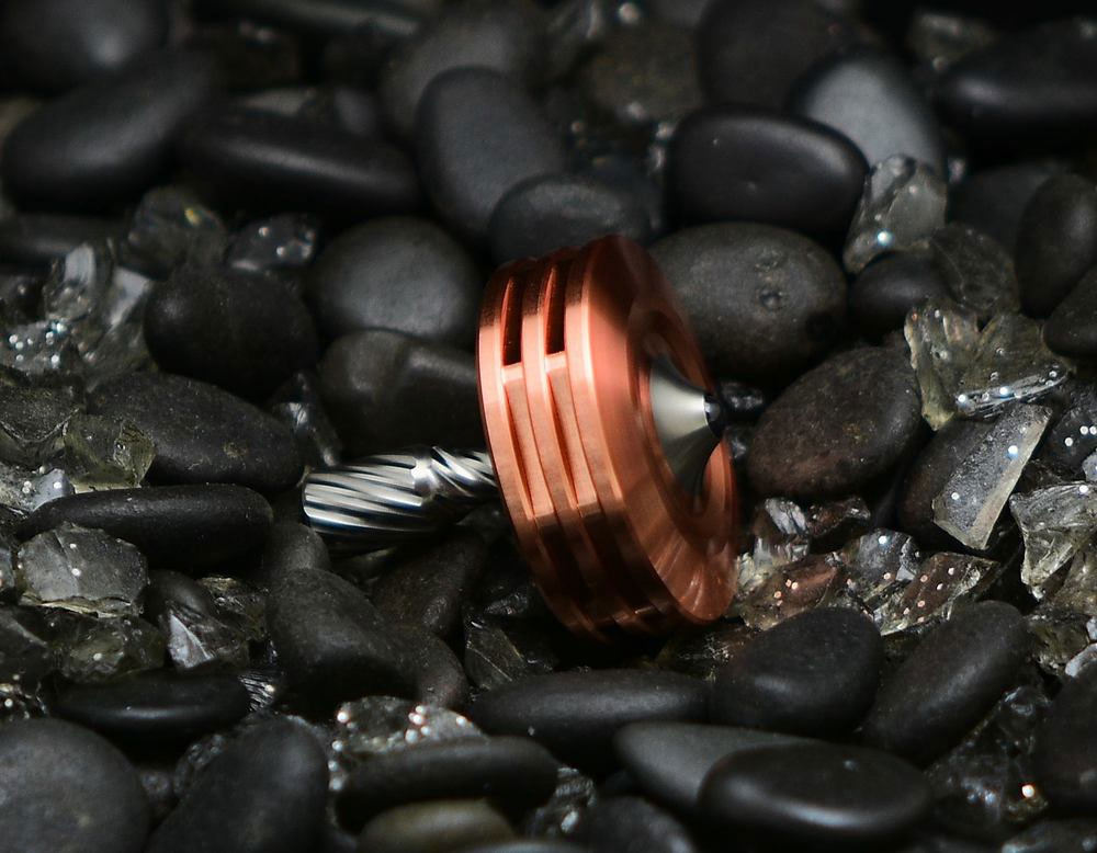 BILLETSPIN Custom Rotor Copper/Aluminum Spinning Top - KnifeCenter ...
