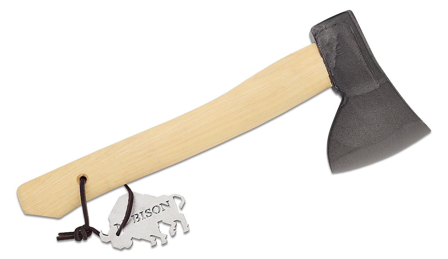 Bison 1879 Hand Forged Hunting Hatchet, 14" Overall, Hickory Handle ...