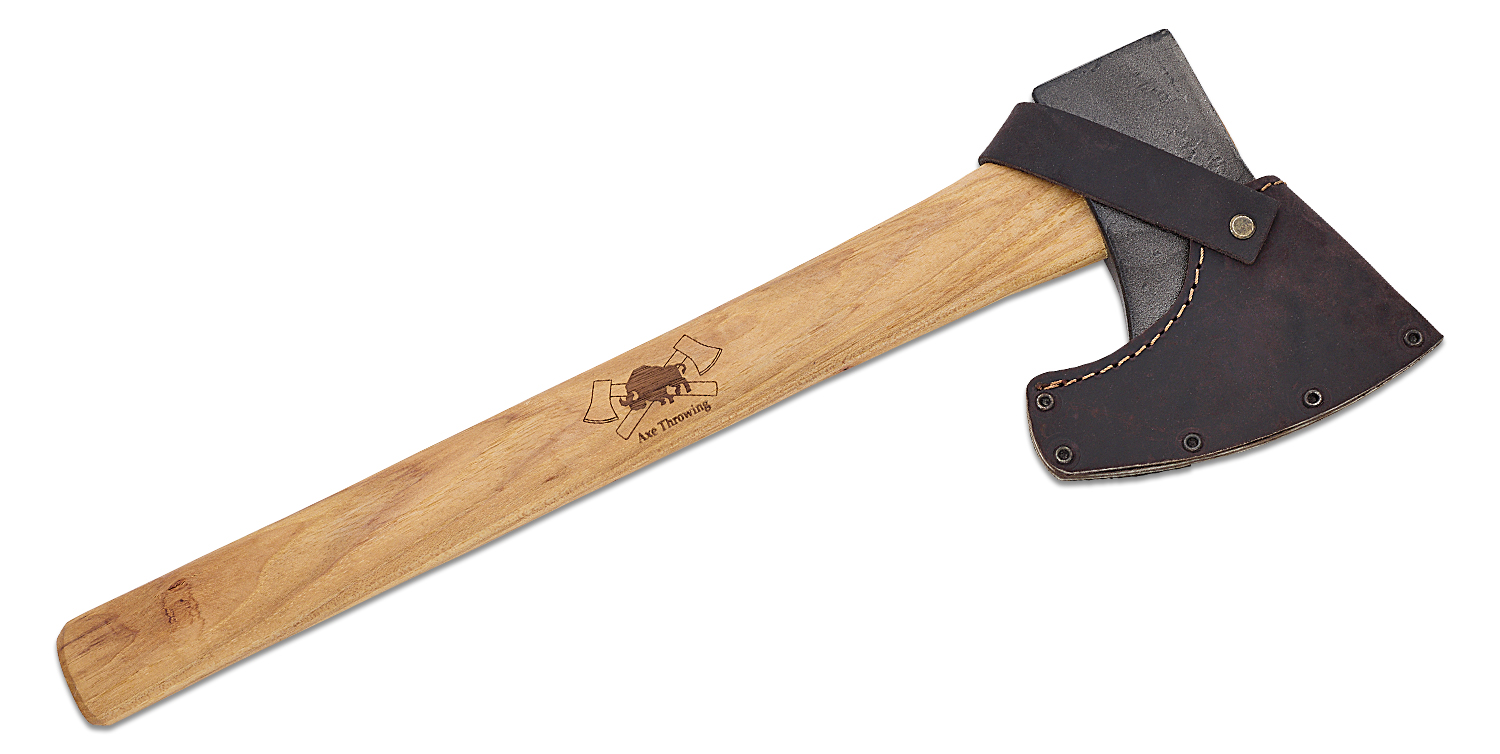 Bison 1879 Hand Forged Throwing Hatchet, 16.5" Overall, Hickory Handle ...