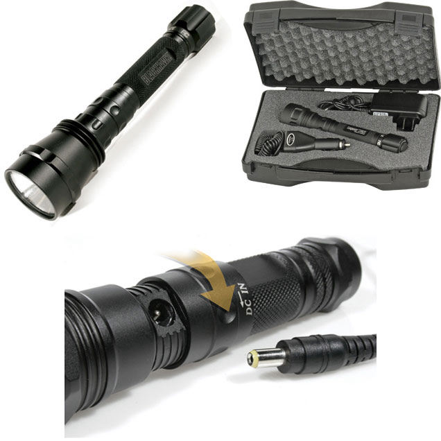 BLACKHAWK! Legacy XHR7 Rechargeable Xenon Flashlight, 350 Max Lumens ...