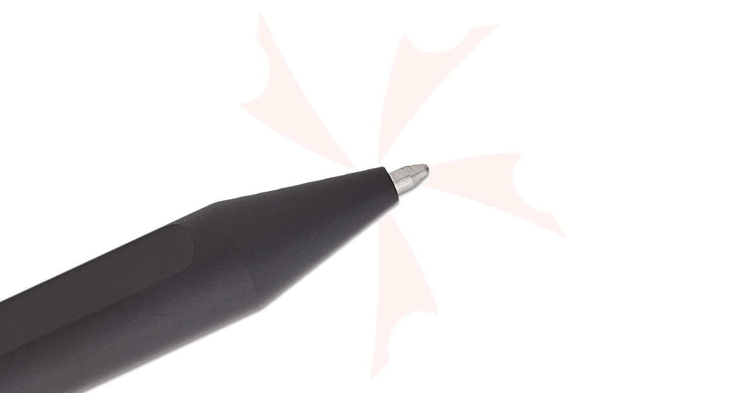 BLACKHAWK! Bolt Action Tactical Pen, 5.51" Overall, Black PVD Aluminum ...