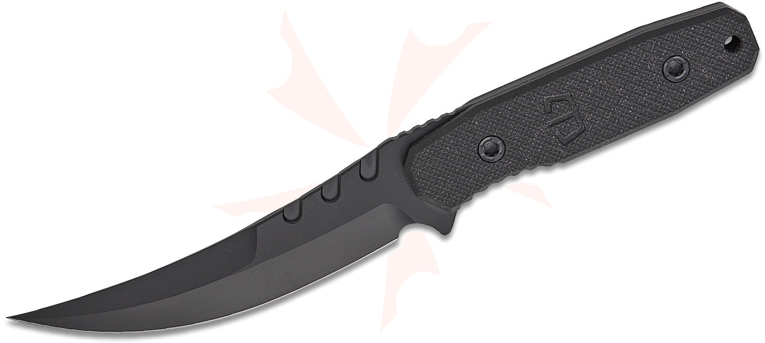 Blackside Customs Cat-5 Triple Black Fixed Blade Knife 4.875" CPM ...