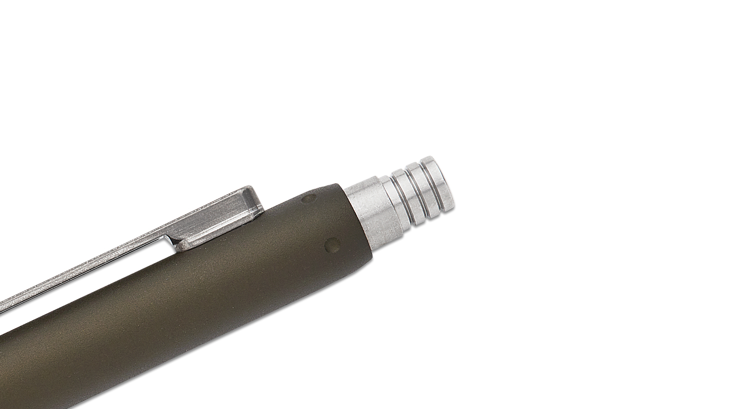 Blackside Customs Aluminum Click Pen, OD Green Anodized, 5.375" Overall ...