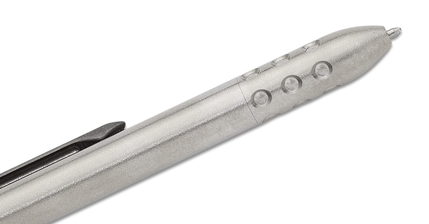Blackside Customs Titanium Click Pen, Matte Blasted, 5.375" Overall ...