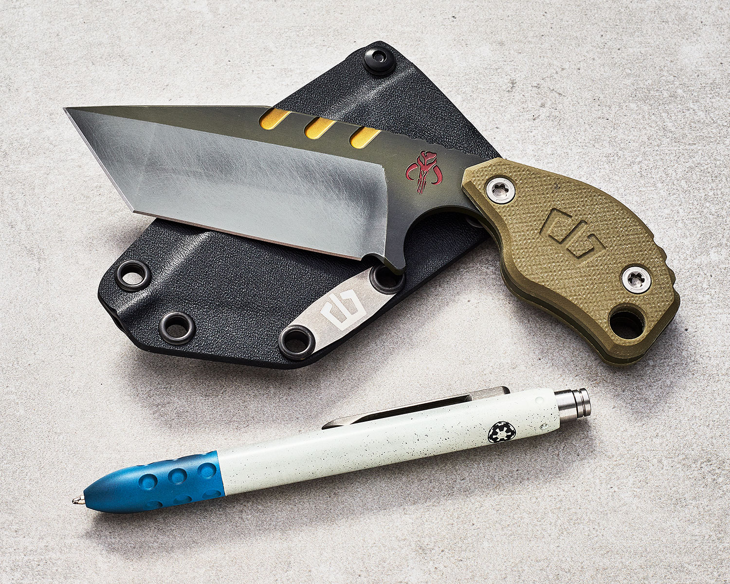 Blackside Customs Naval Brass Click Pen, Stormtrooper, 5.375" Overall ...