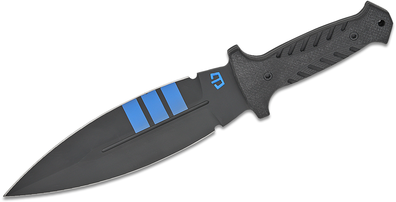Blackside Customs Fairgate Blue Line Smatchet Fixed Blade Knife 10 ...