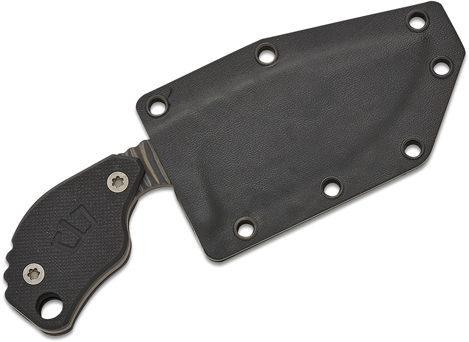 Blackside Customs Mick Strider SLCC Fixed Blade Knife 4.375" Flamed ...