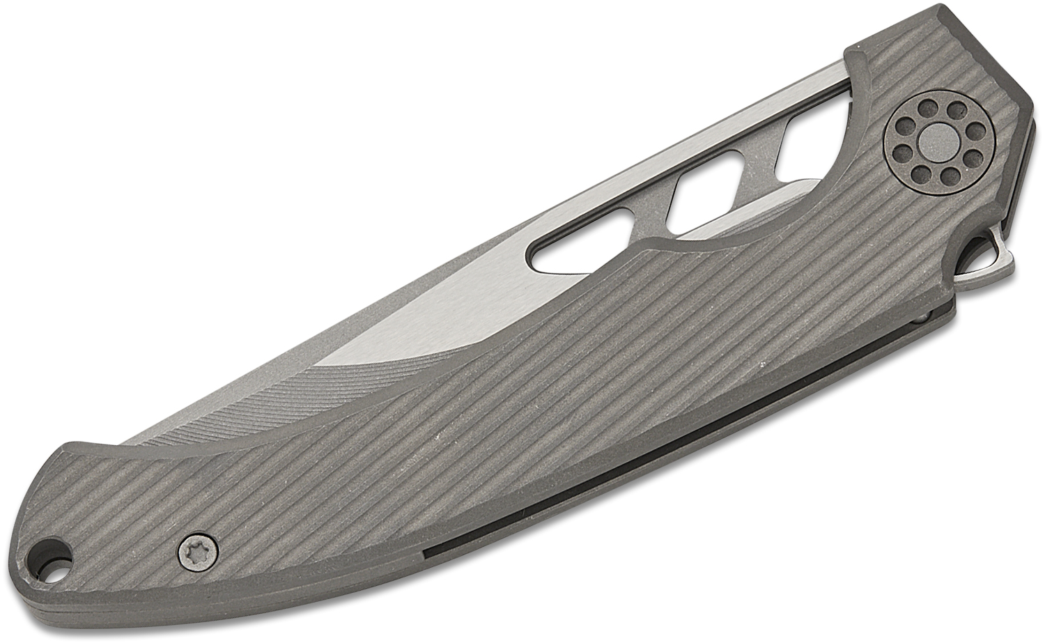 Blaurock Blades BRB4 XL Frame Lock Flipper Knife 3.63" RWL-34 Two-Tone ...