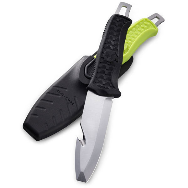 Benchmade (Black) 110H2O Fixed H2O Dive Knife 3.43" Plain Blunt Tip ...