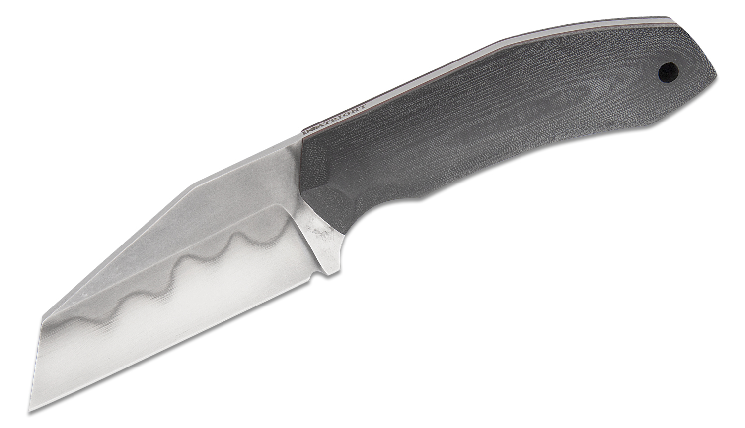 Boatright Bladeworks Custom Bornhardt Fixed Blade Knife 3.25" W2 Hamon ...