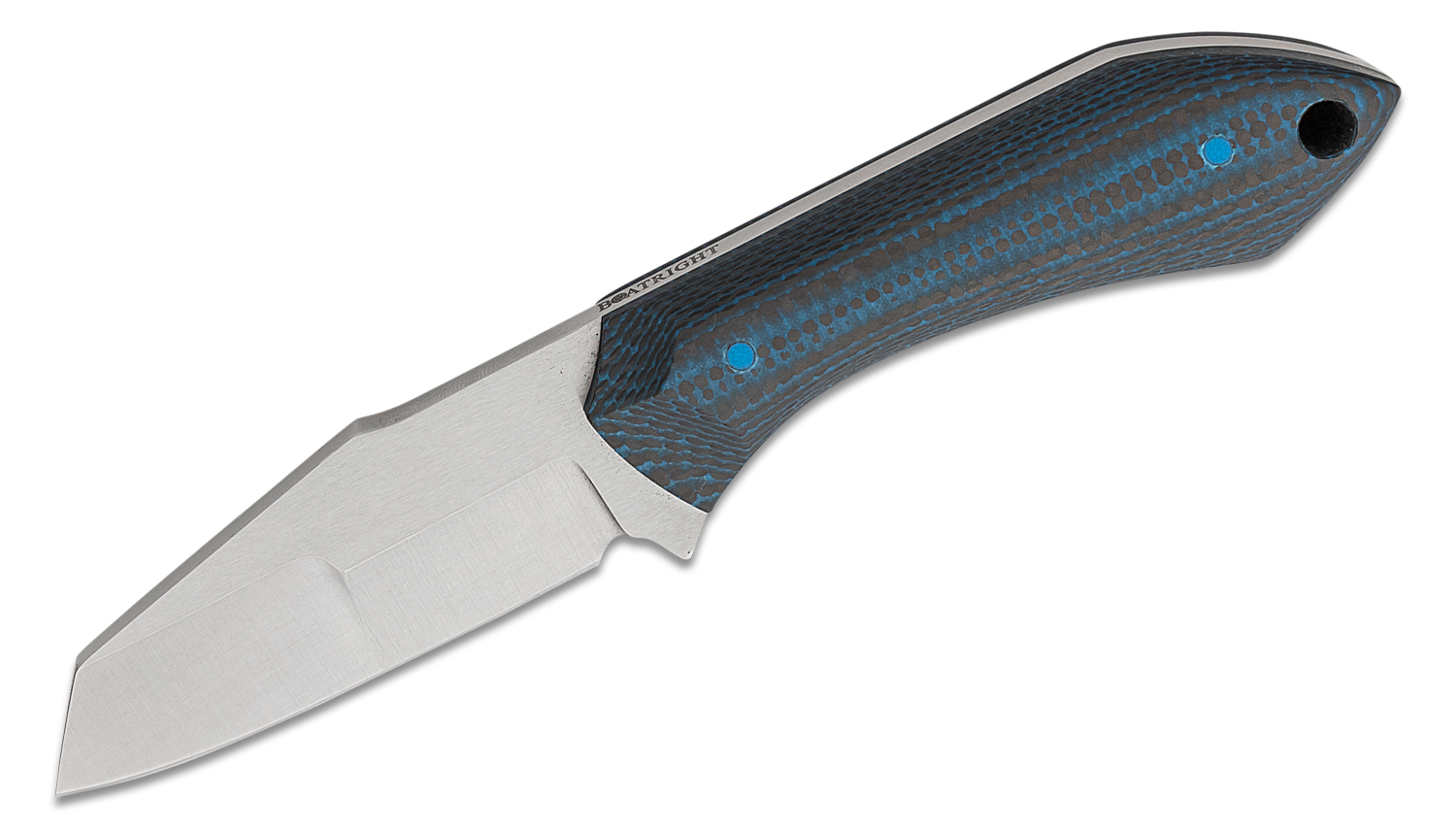 Boatright Bladeworks Custom Moraine-M Fixed Blade Knife 3" Nitro-V ...