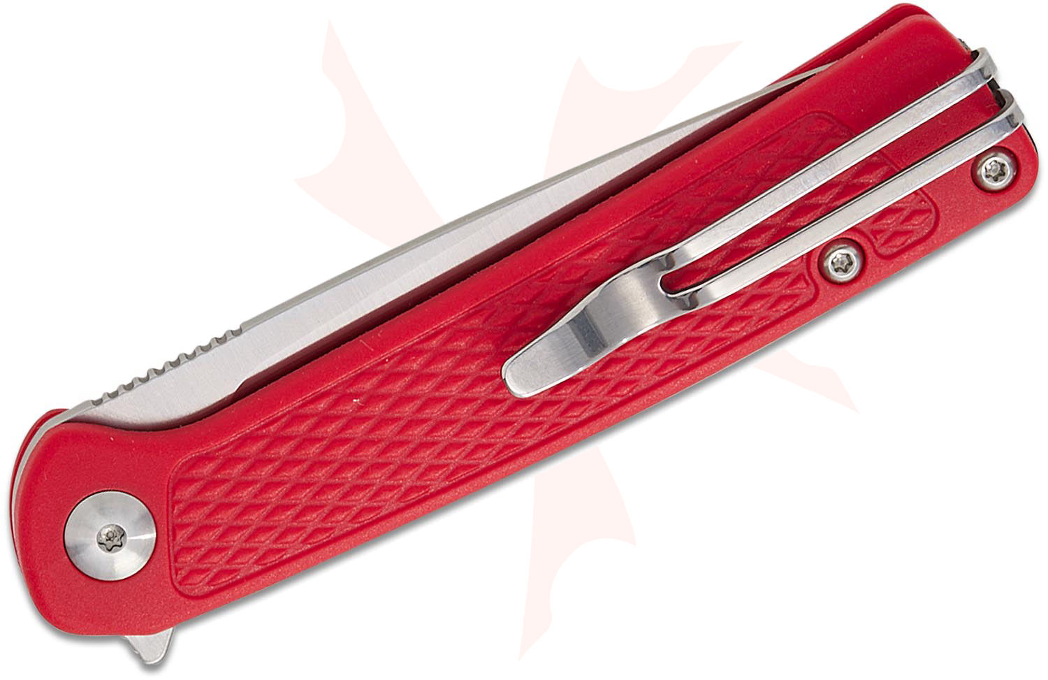 Boker Plus Fire Ant Flipper Knife 2.85" Satin Drop Point Blade, Red ...