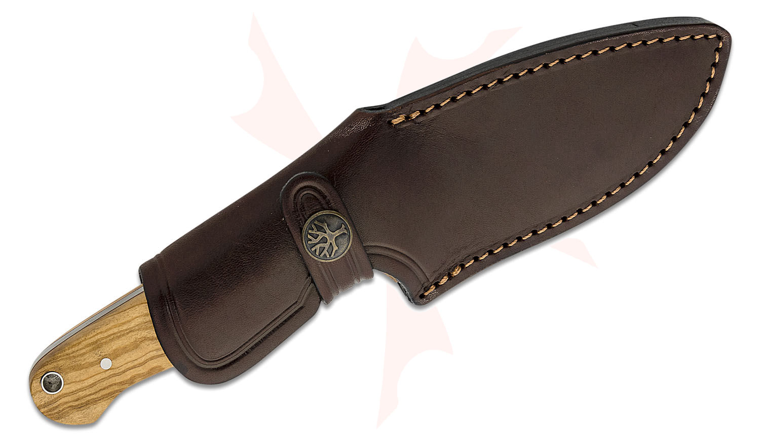 Boker Arbolito Vultur Fixed Blade 3.86" ACX390 Satin Drop Point Blade ...