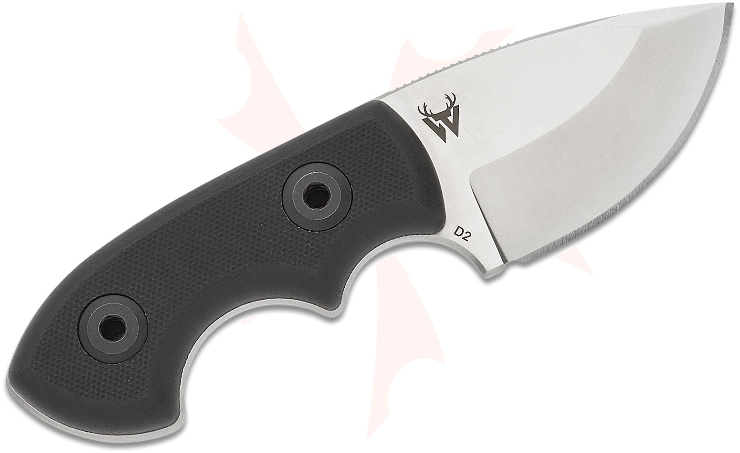 Boker Plus Lofos Fixed Blade 2.36" D2 Two-Tone Satin Drop Point Blade, Black G10 Handles, Kydex ...