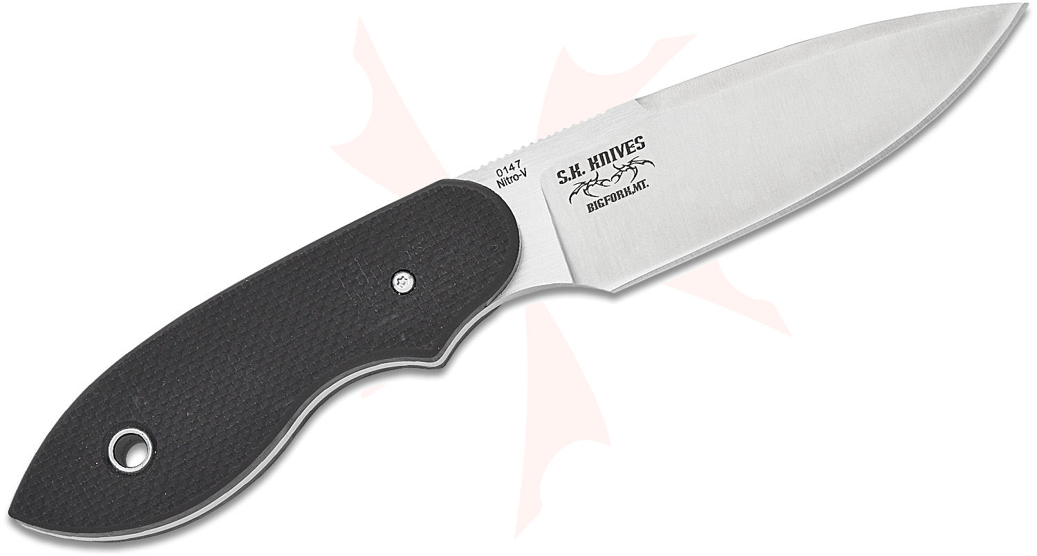 Boker Plus Steve Kelly Trailmate Fixed Blade 3.46" Nitro-V Two-Tone ...