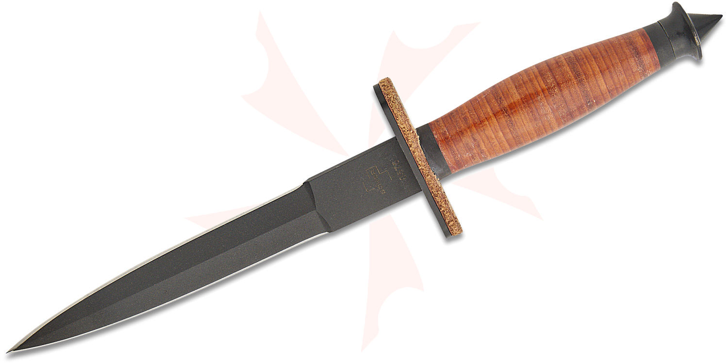 Boker Plus V-42 Devil's Brigade 2.1 Dagger 7" SK85 Black Double-Edge ...