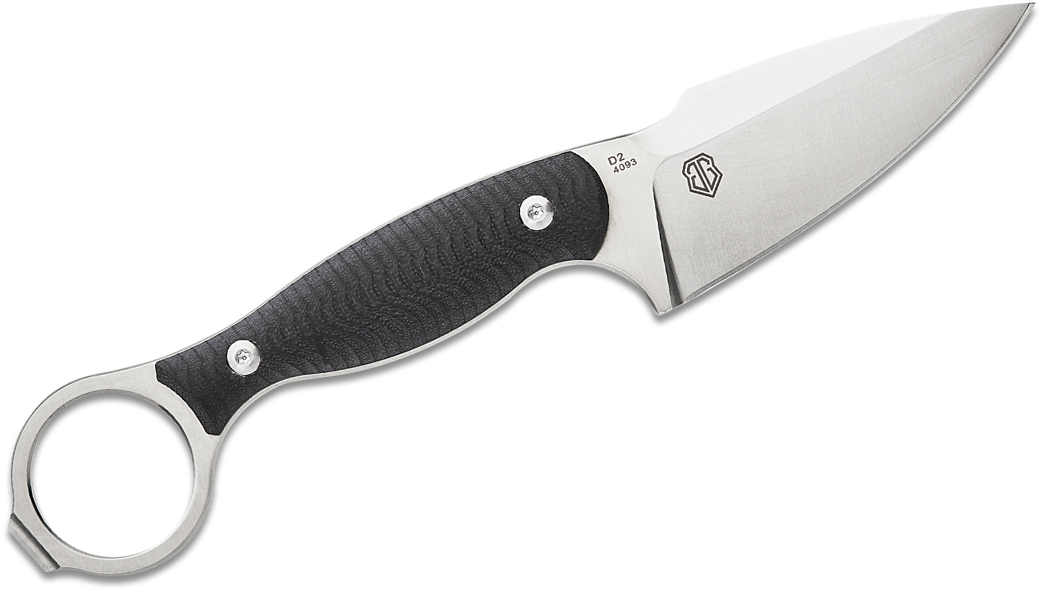 Boker Plus John Gray Accomplice Fixed Blade Knife 3.25" D2 Stonewashed ...