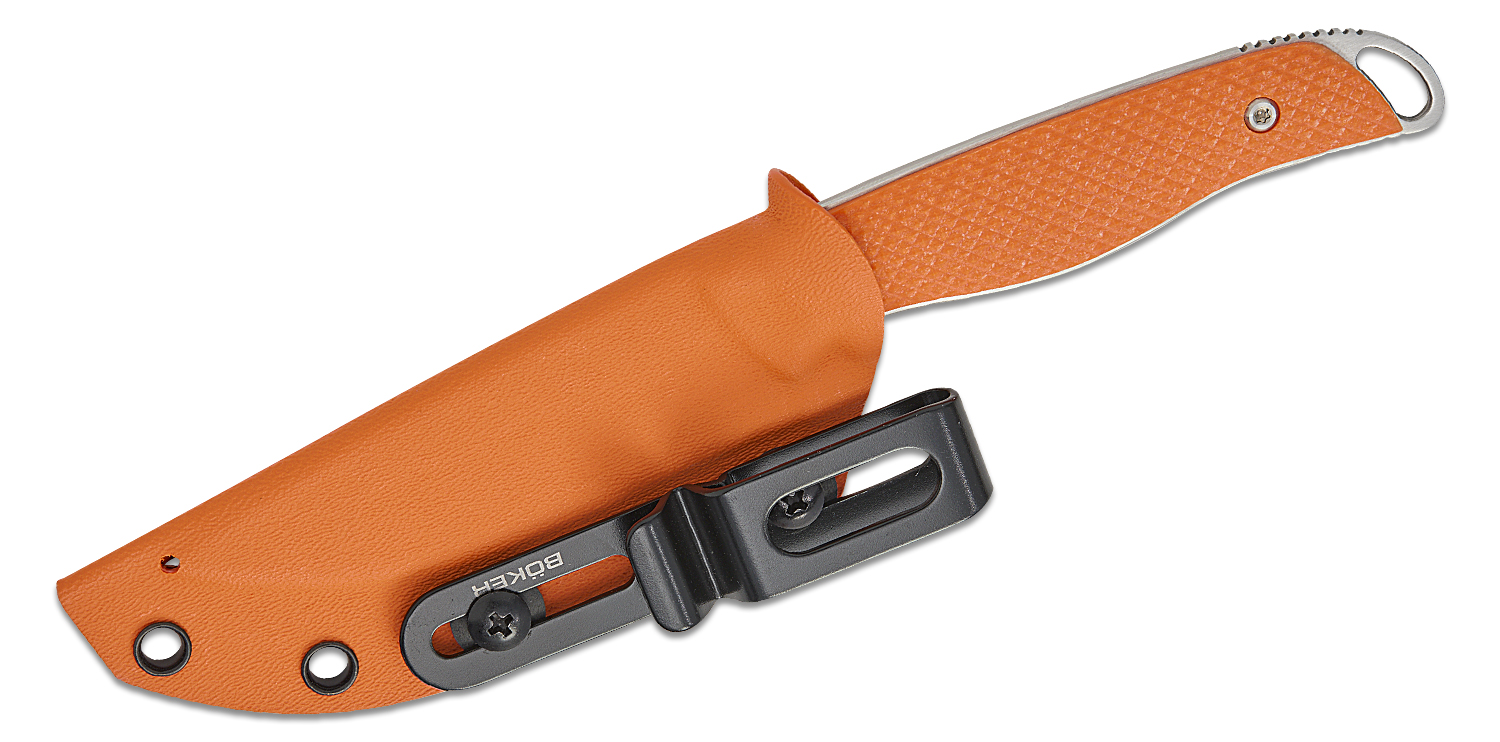 Boker USA Backcountry Fixed Blade Knife 3.6" MagnaCut Satin Drop Point ...