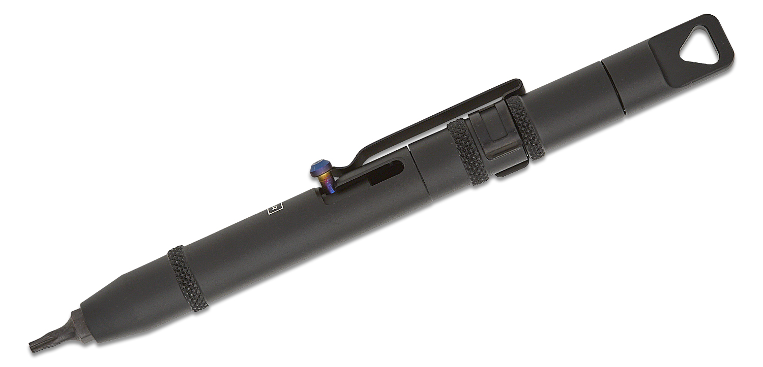 Boker Plus Tool Pen Bit Driver, Black Aluminum, 5.25" Overall ...