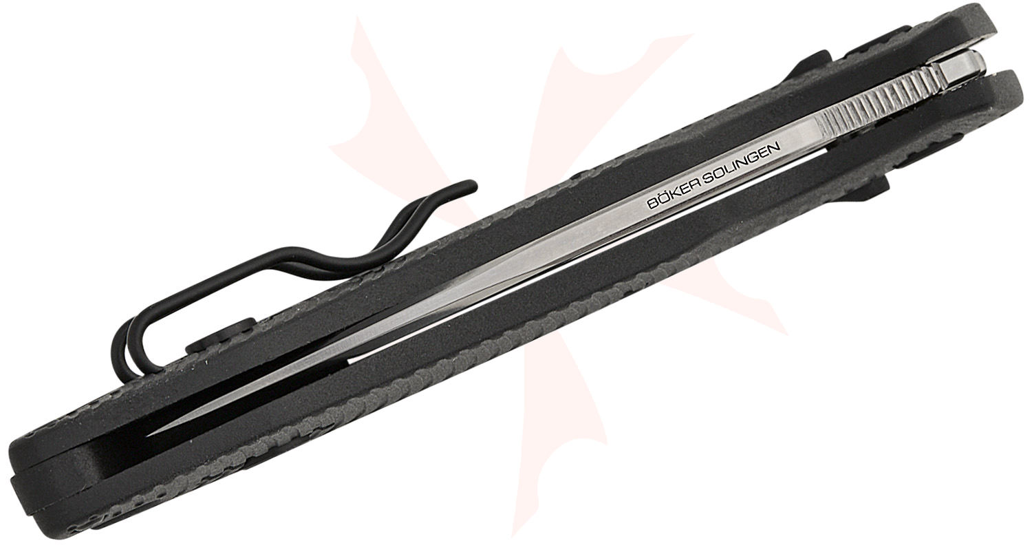 Boker TDK Crossbar Lock Folding Knife 2.99" CPM-MagnaCut Satin Tanto ...