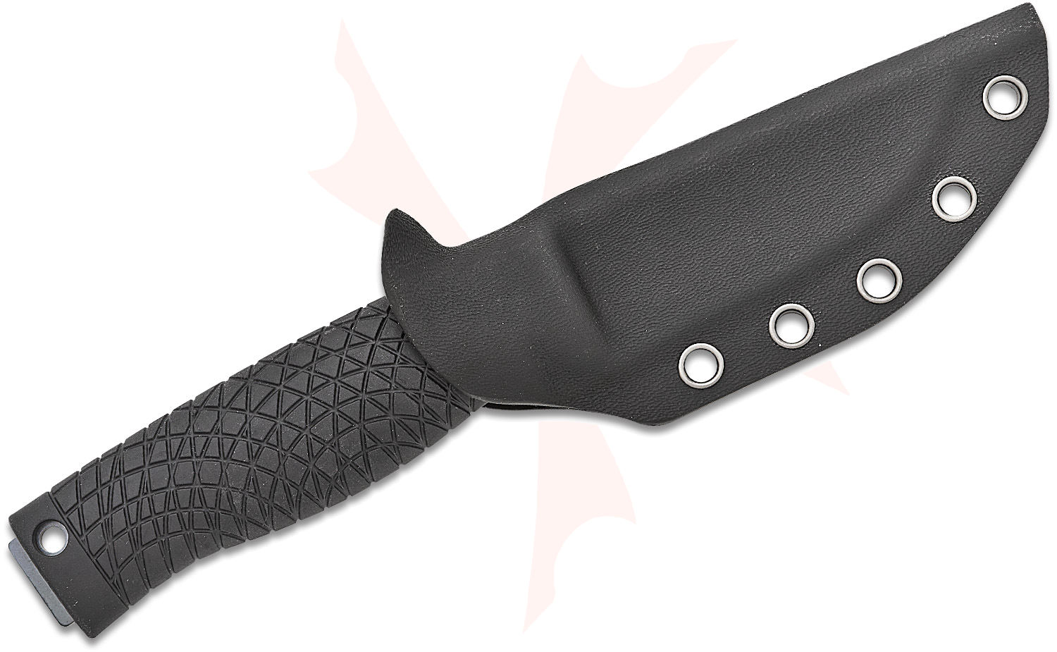 Boker Bronco Naturensöhne MK. I Fixed Blade Knife 3.5" CPM-3V Black Hardur Coated Drop Point ...