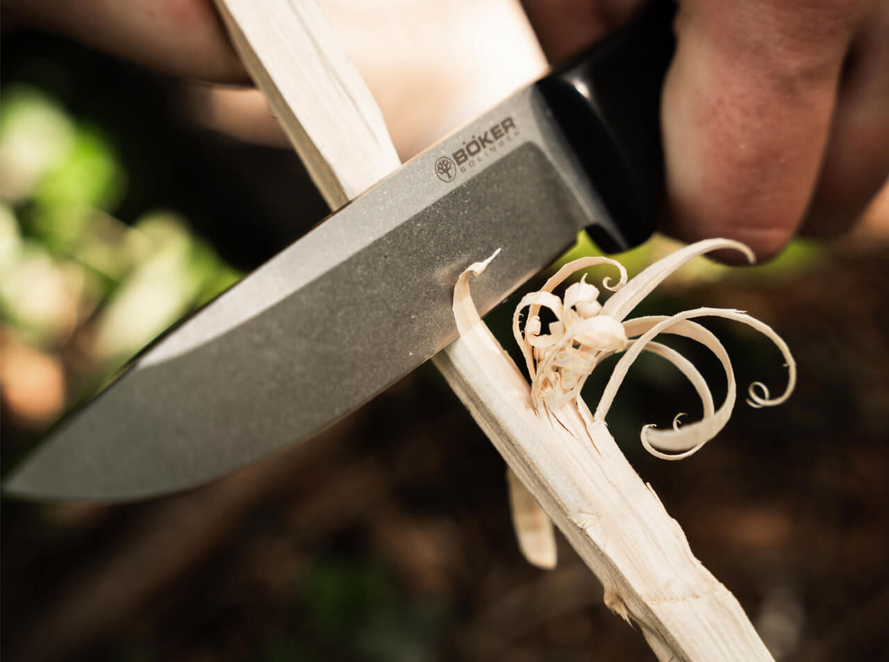 Boker Dutch Bushcraft Knives DBK Bushfriend 2000 Fixed Blade Knife 4.33" 80CrV2 Satin Drop Point ...