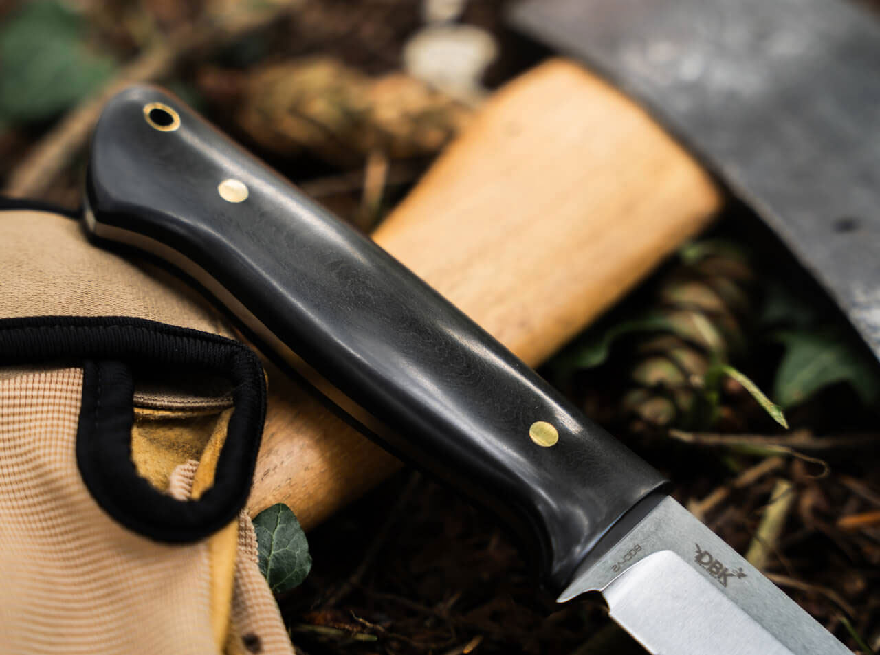 Boker Dutch Bushcraft Knives DBK Bushfriend 2000 Fixed Blade Knife 4.33" 80CrV2 Satin Drop Point ...