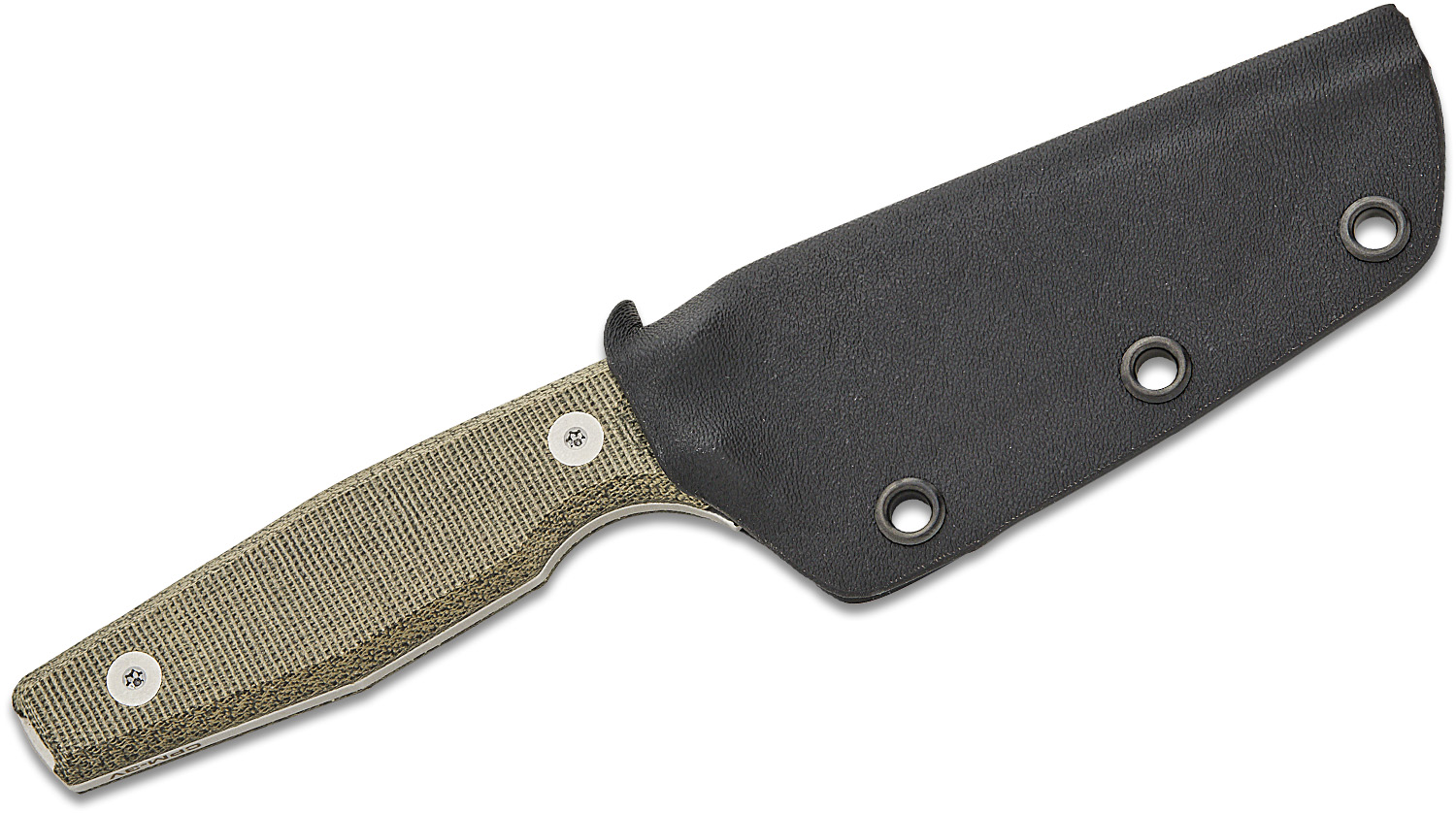 Boker Daily Knives AK4 Fixed Blade Knife 3.75" CPM-3V Satin Drop Point ...