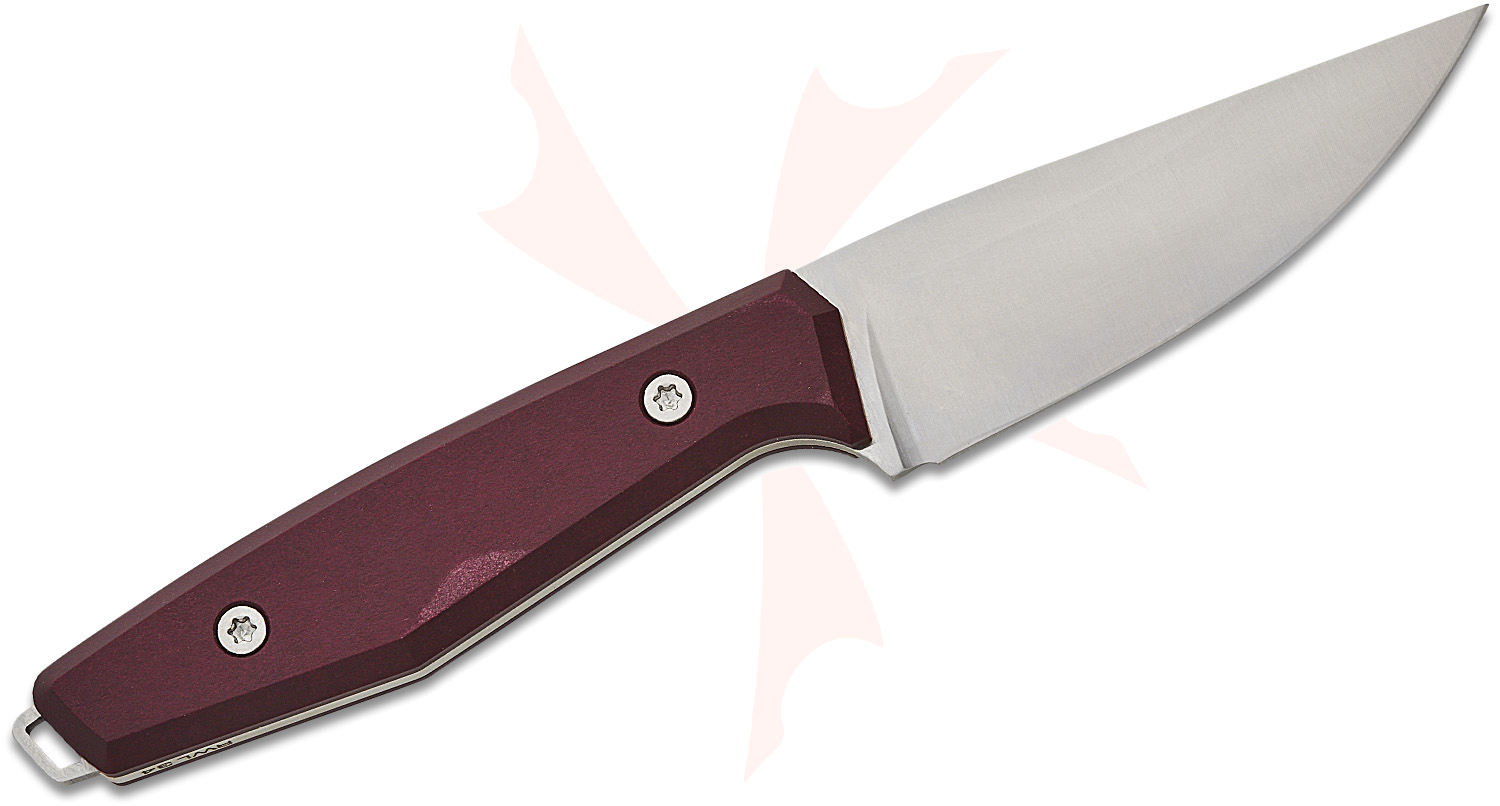 Boker Daily Knives AK1 Fixed Blade Knife 3.11" RWL-34 Satin Drop Point ...