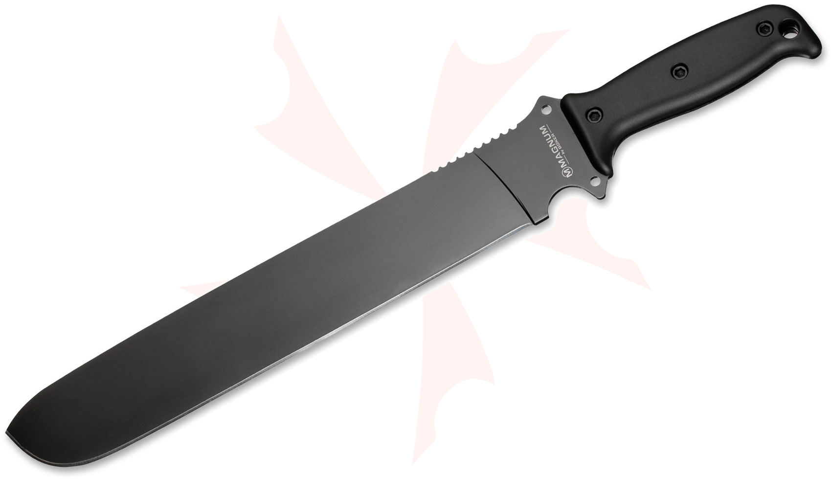 Boker Magnum Machete NG Fixed 13" Black Blade, Black Polymer Handles ...