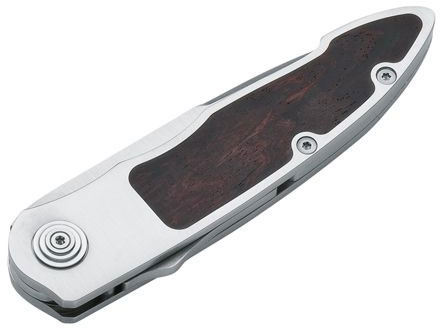 Boker Merlin Gentleman's Folding Knife 2" N690BO Satin Blade, Steel ...