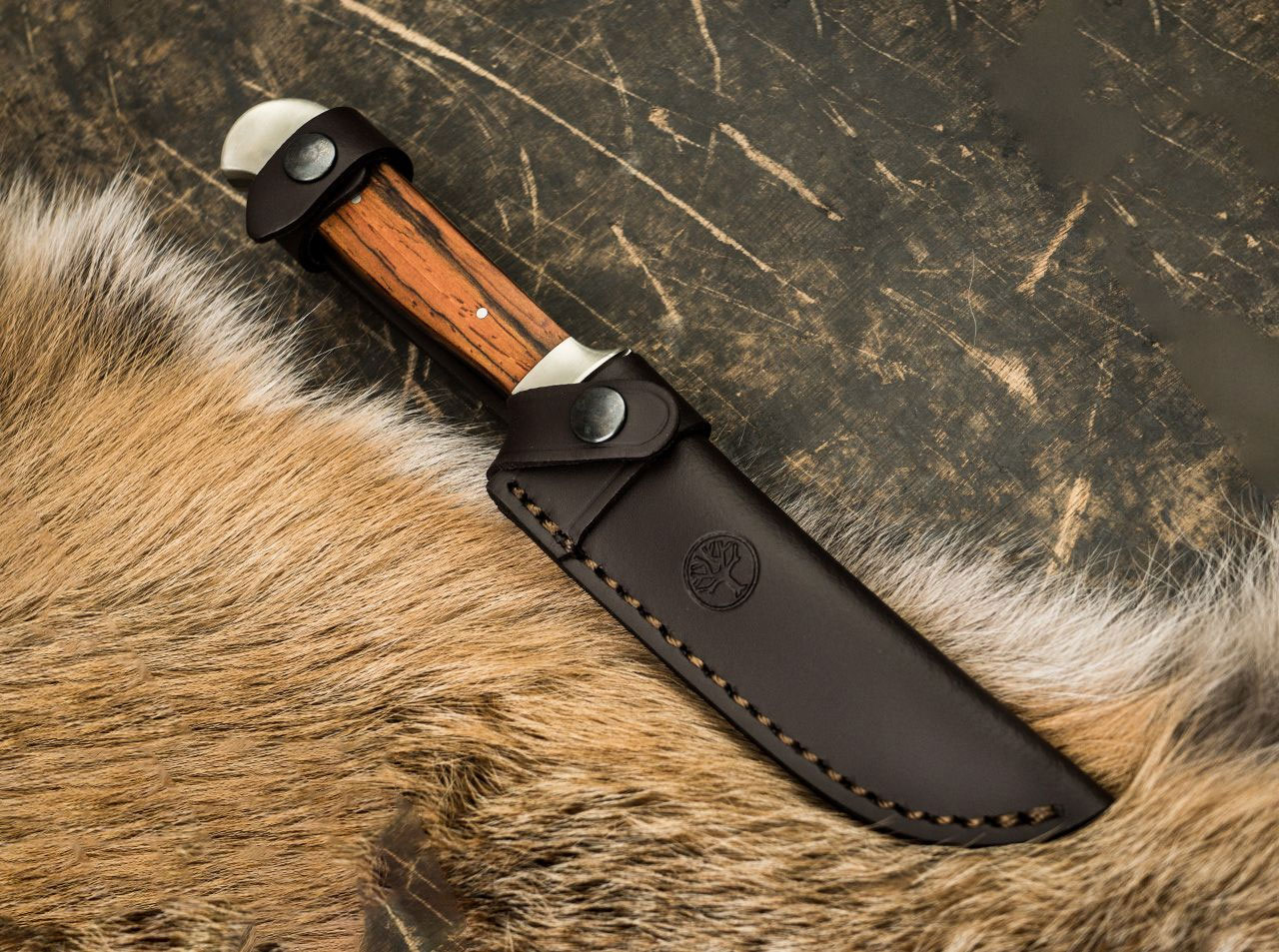 Boker Ranger's Nicker Hunter Fixed Blade Knife 4.375" Satin, Cocobolo ...