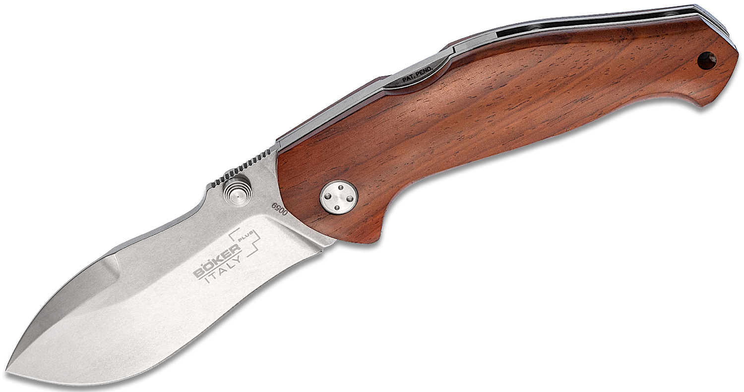 Boker Plus Jens Anso Mojo Folding Knife 3.5" N690 Stonewash Blade ...