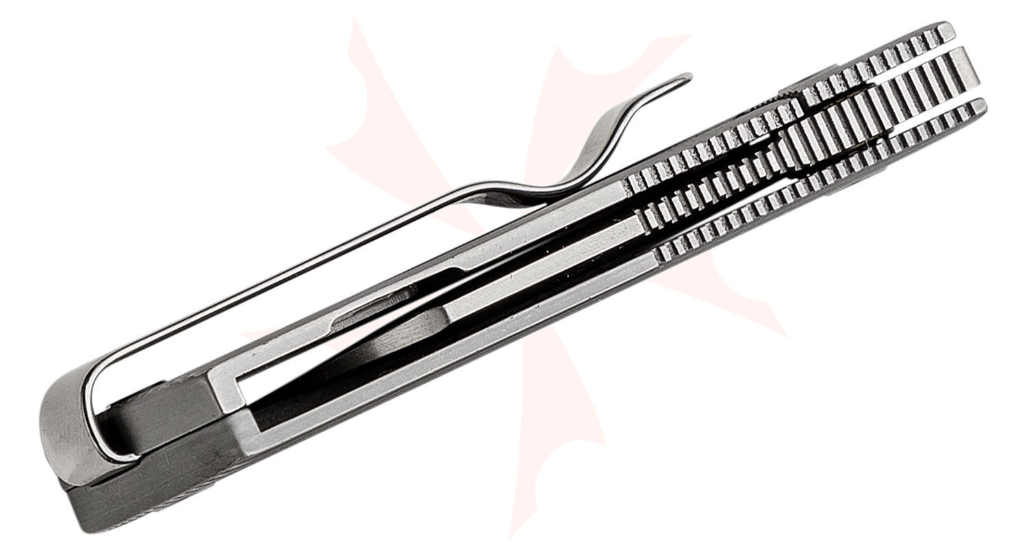 Boker Plus BabyX Flipper Knife 1.57" D2 Satin Sheepsfoot Blade, Stainless Steel Handles ...