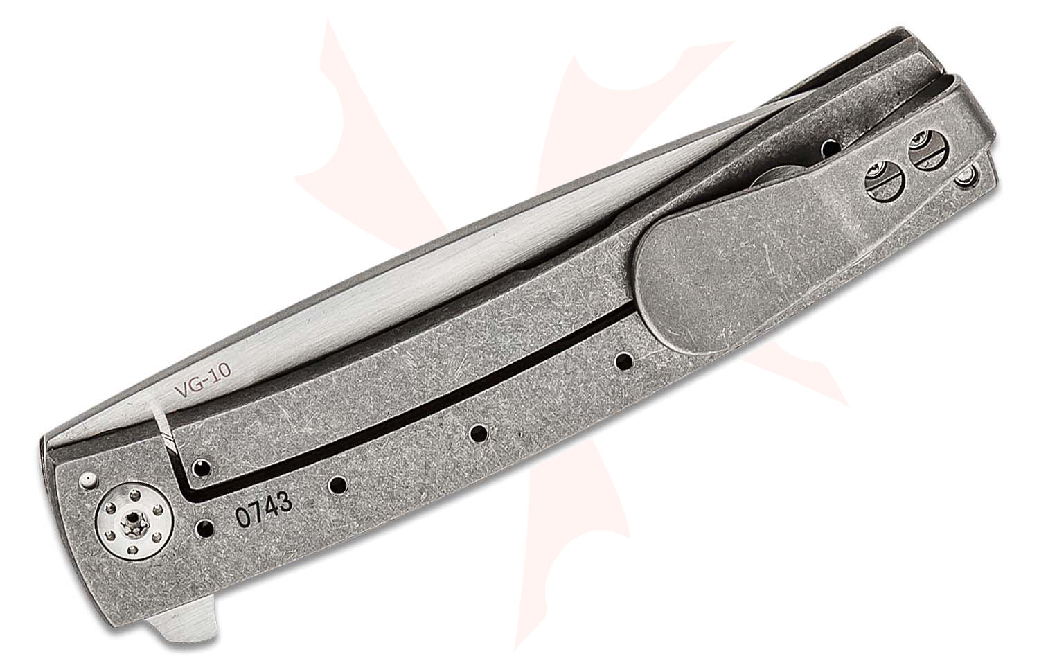 Boker Plus Brad Zinker FR Mini Flipper 3" VG10 Polished Plain Blade ...